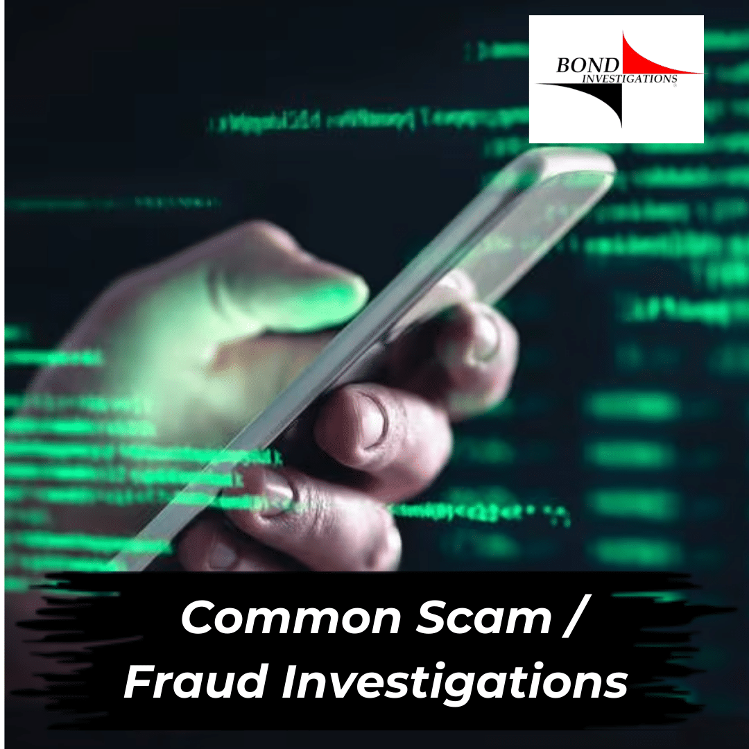Common Scam Fraud Investigations by Professional Detectives
